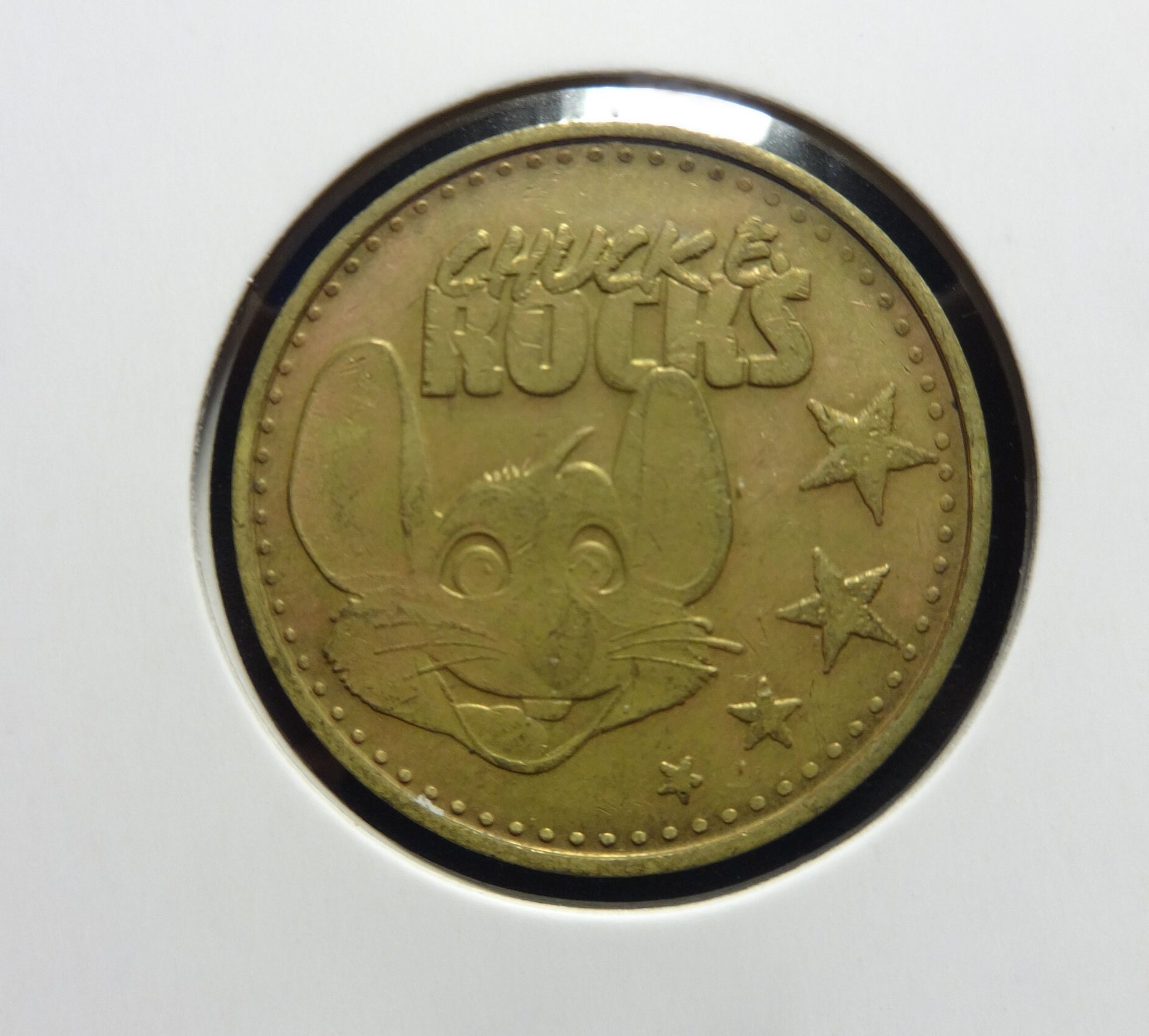 Chuck E Cheese 2013 chuck E Rocks Token - Etsy