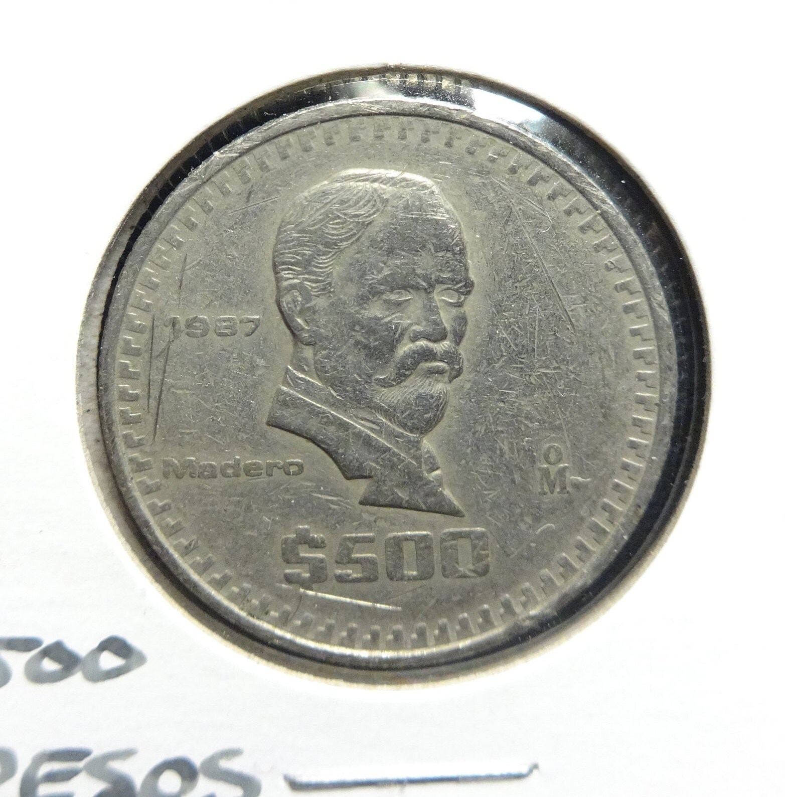 Mexico 1987 500 Pesos Francisco Ignacio Madero | Etsy