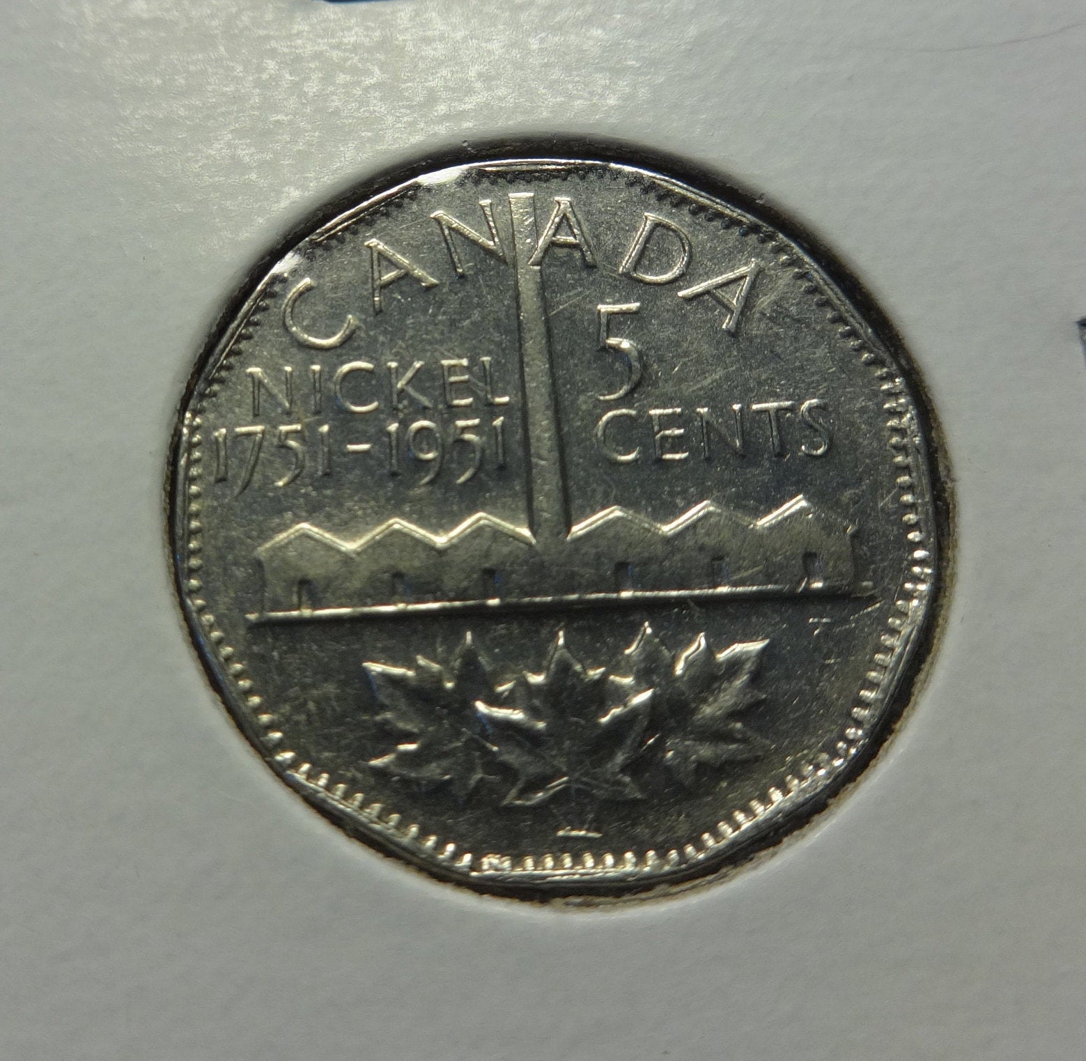 Canada 1951 5 Cents 200th Anniversary of discovery of | Etsy