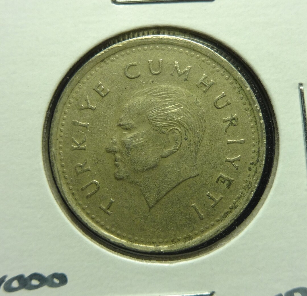 Turkiye 1000 Lira 1991 Mustafa Kemal Ataturk - Etsy