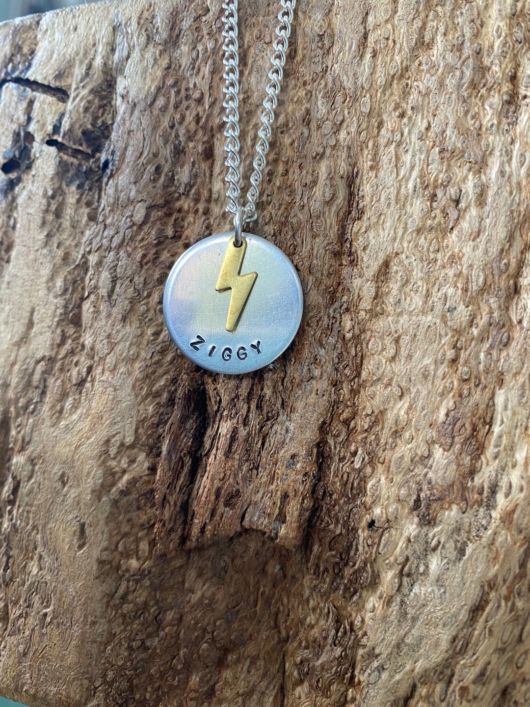 Handmade Necklace Jewellery Hand Stamped Custom Round Pendant ...