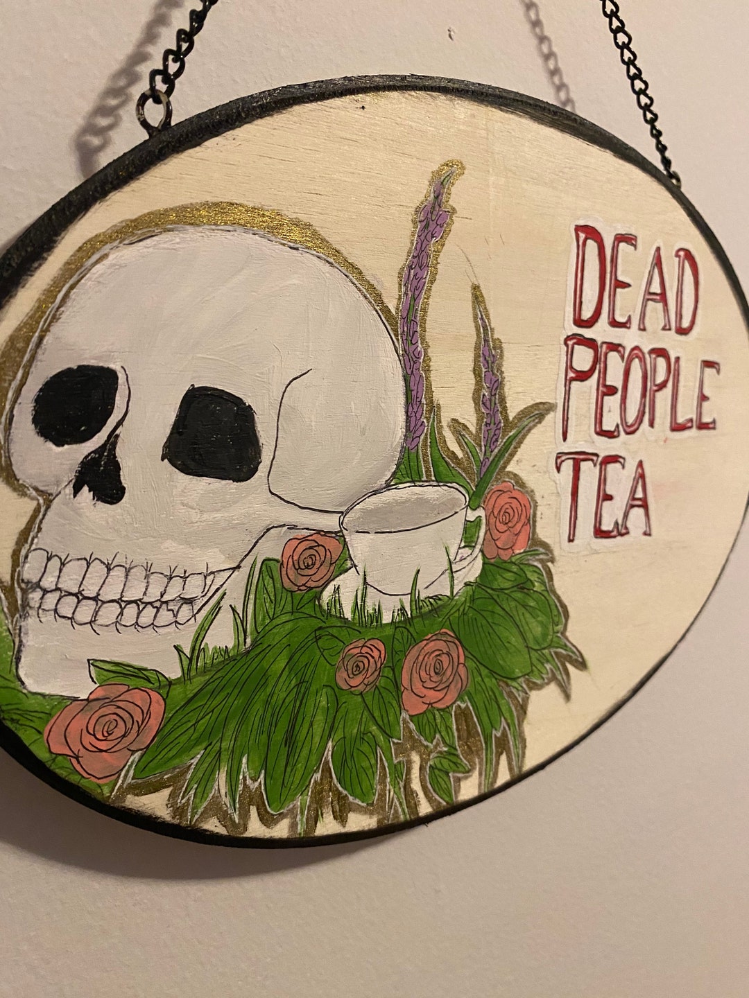 Caduceus Clay dead People Tea Sign - Etsy