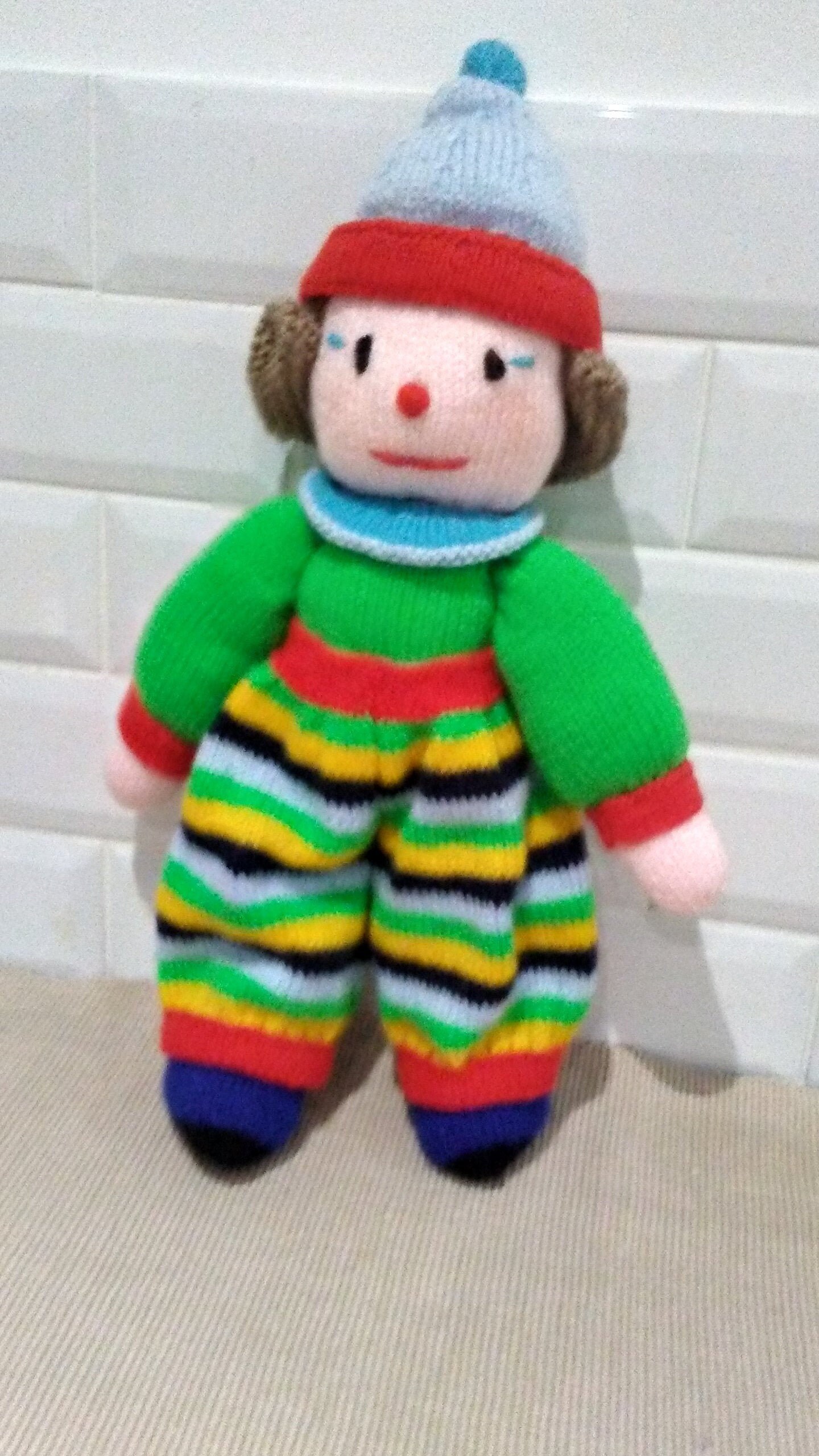 Striped Clown - Etsy UK