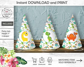 Dinosaur Birthday Hat - Etsy