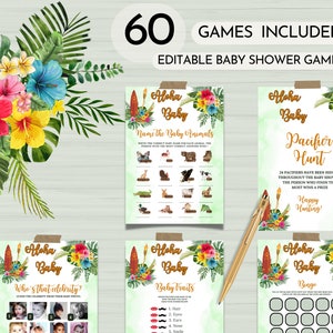 Tropical Baby Shower - Etsy