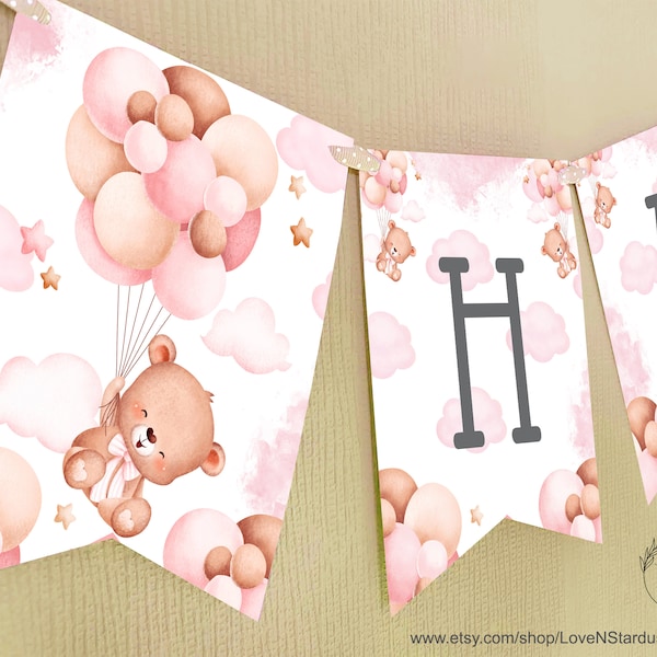 Teddy Bear Banner - Etsy
