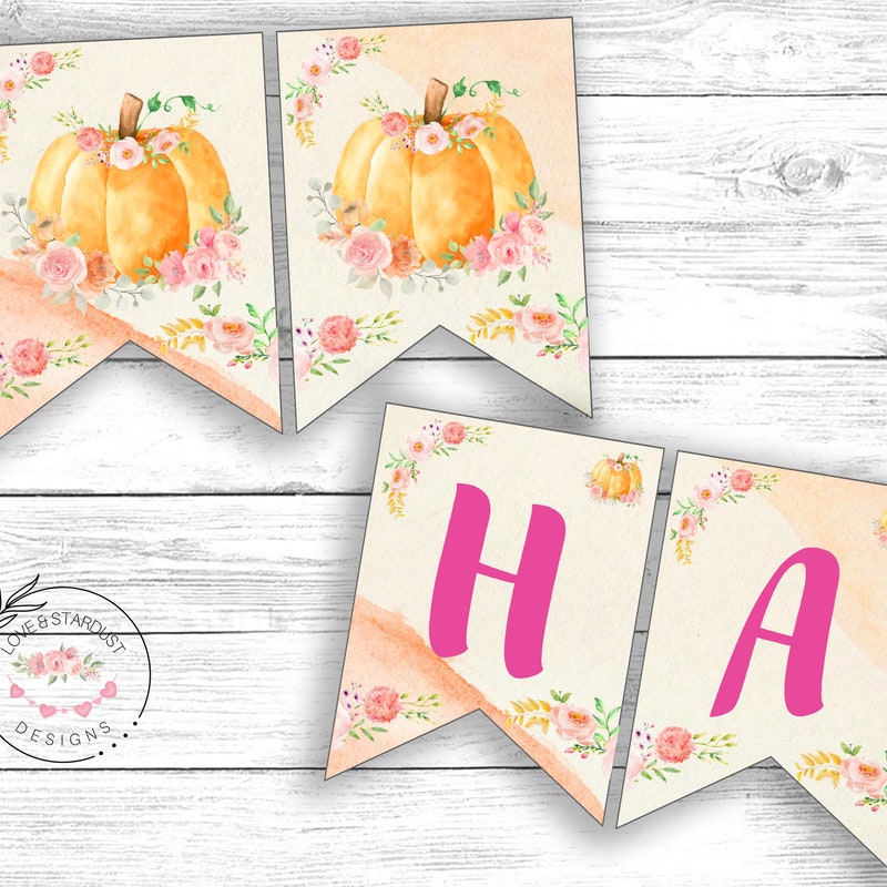 Pumpkin Banner - Etsy