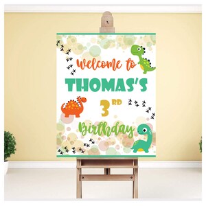 Printable Dinosaur Birthday Hat, Digital Printable Party Hat, Green T ...