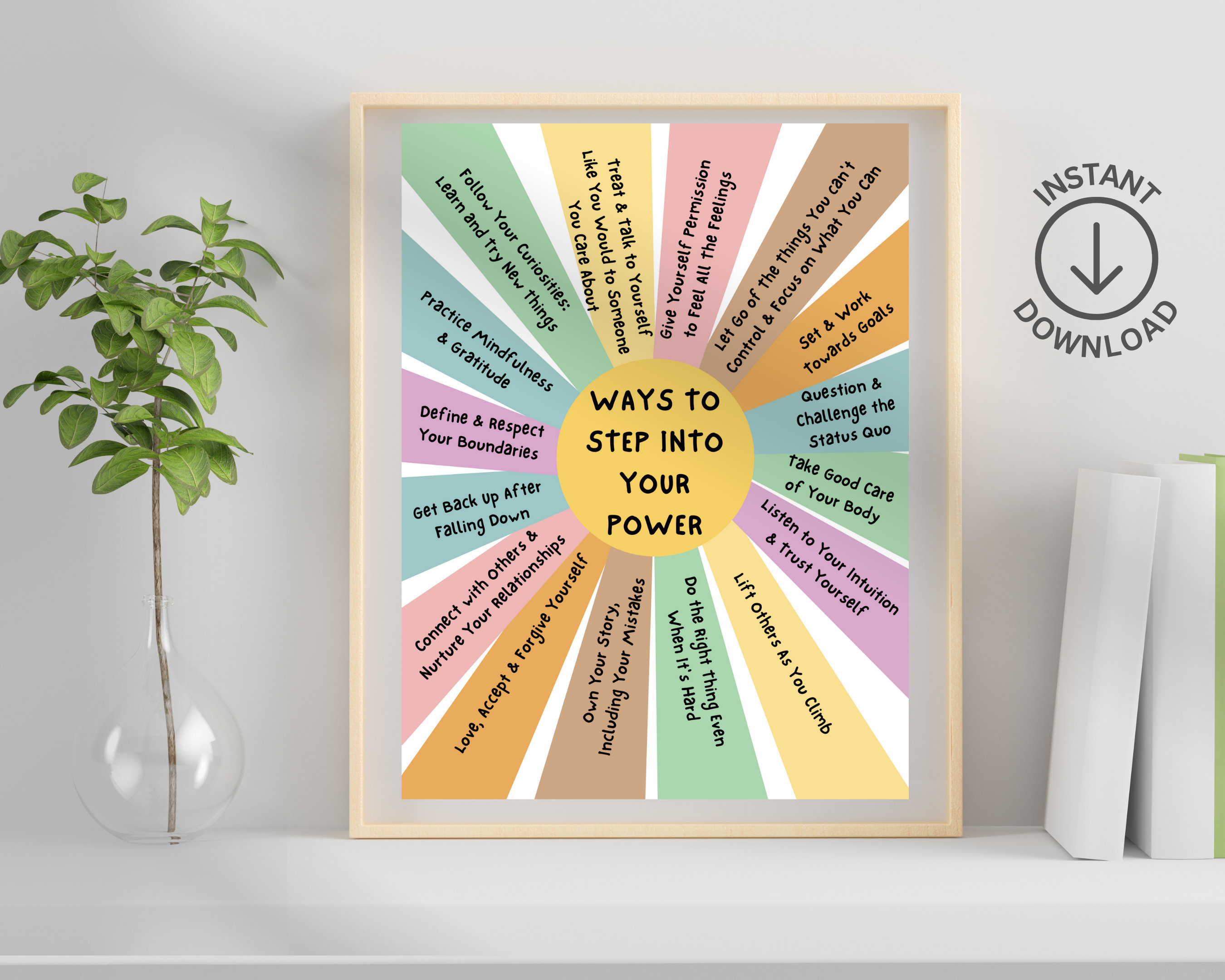 12 Calming Corner Classroom Boho Calm Down Printable, Poster Bundle ...