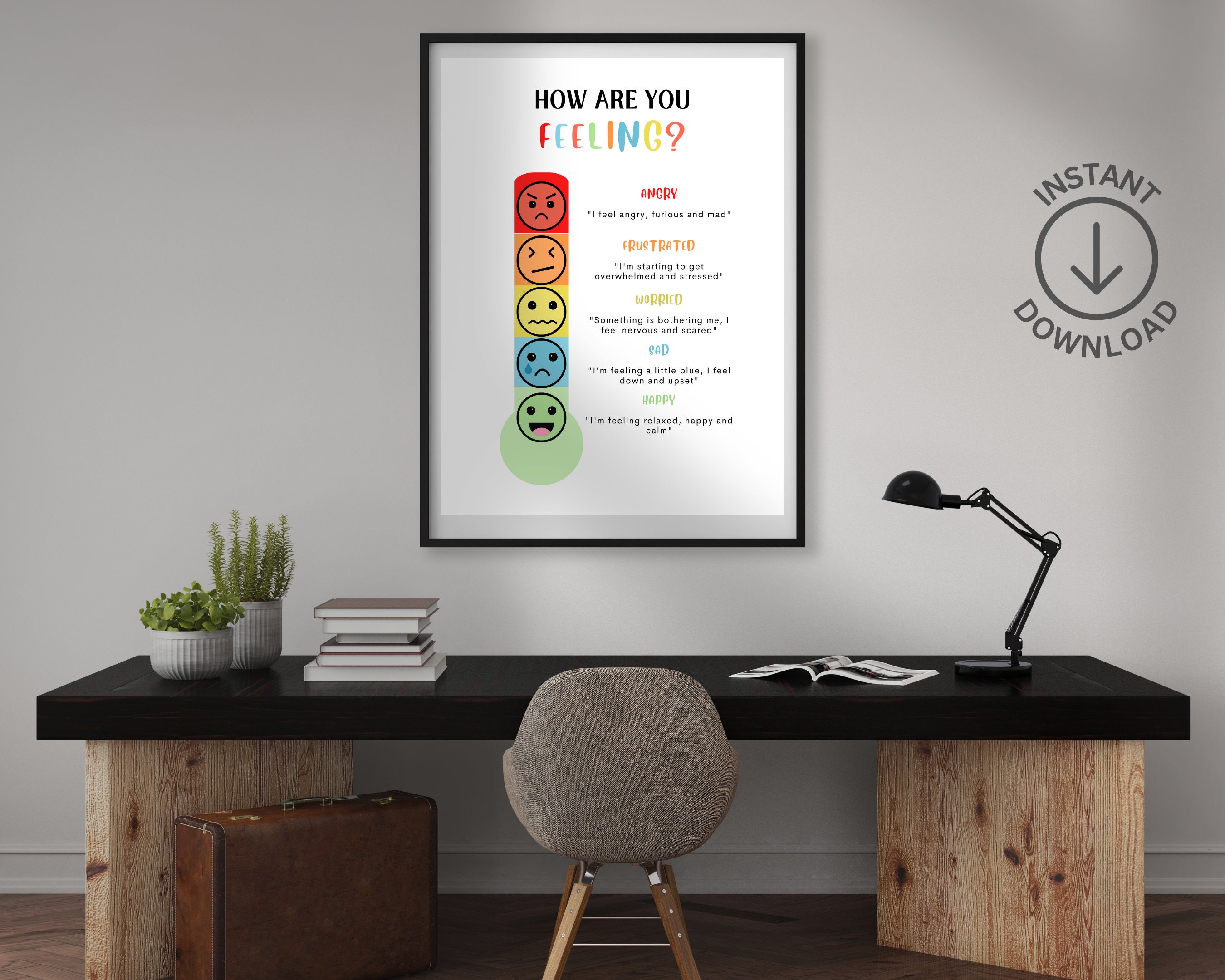 Feelings Thermometer Chart, Calming Down Corner, How Are You Feeling ...