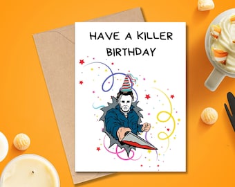 Creepy Birthday Card - Etsy