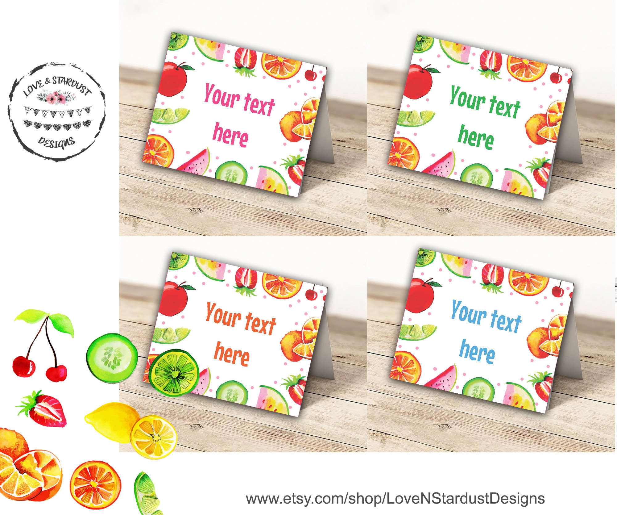 Editable Welcome Sign Fruit Birthday Tutti Fruity Party Fruit Two-tti ...