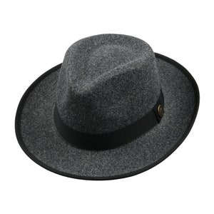Vegan Felt Winter Fedora Hat, Hatsquare Men Hat, Mid-stiff Fedora Hat ...