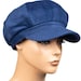 Blue Wool Women Newsboy Cap Women 8 Panels Cap Peaky - Etsy