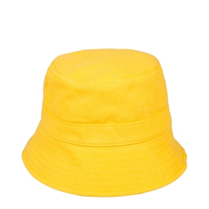 Yellow Cotton Bucket Hat, One Size Hat, Women Summer Hat, Neon Color ...