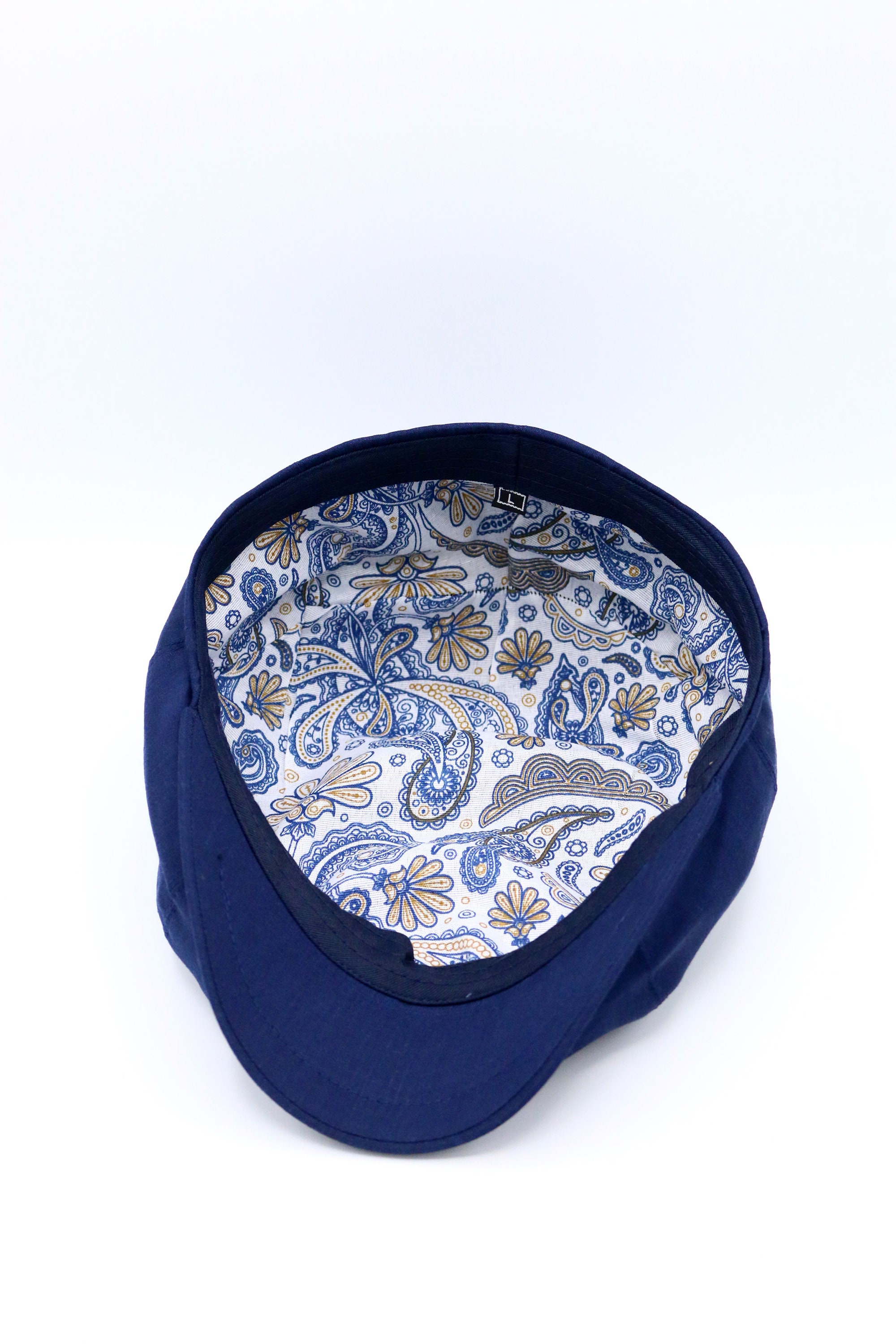 Navy Blue Summer Linen 8 Panels Cap Peaky Blinders Hat Baker - Etsy