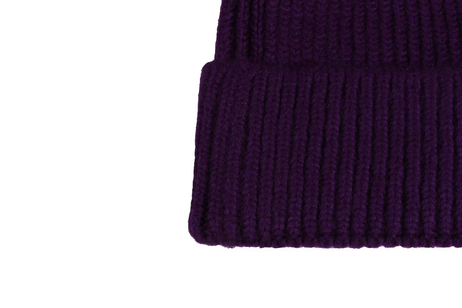 Gorro de lana morado sin costuras, gorro unisex de acrílico, gorro de ...