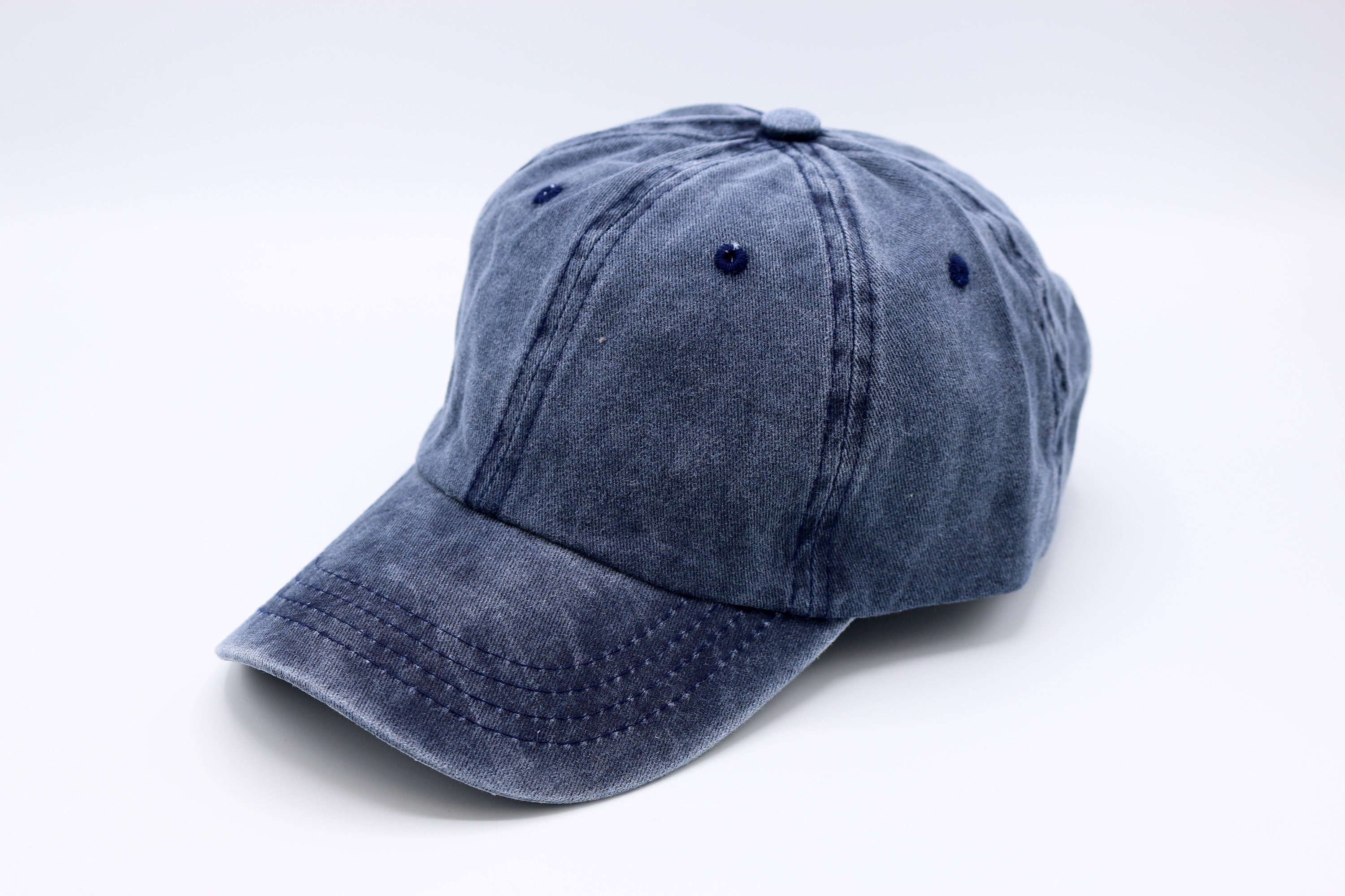 Cotton Baseball Cap Baseball Hat Pigment Dyed Cap Men | Etsy