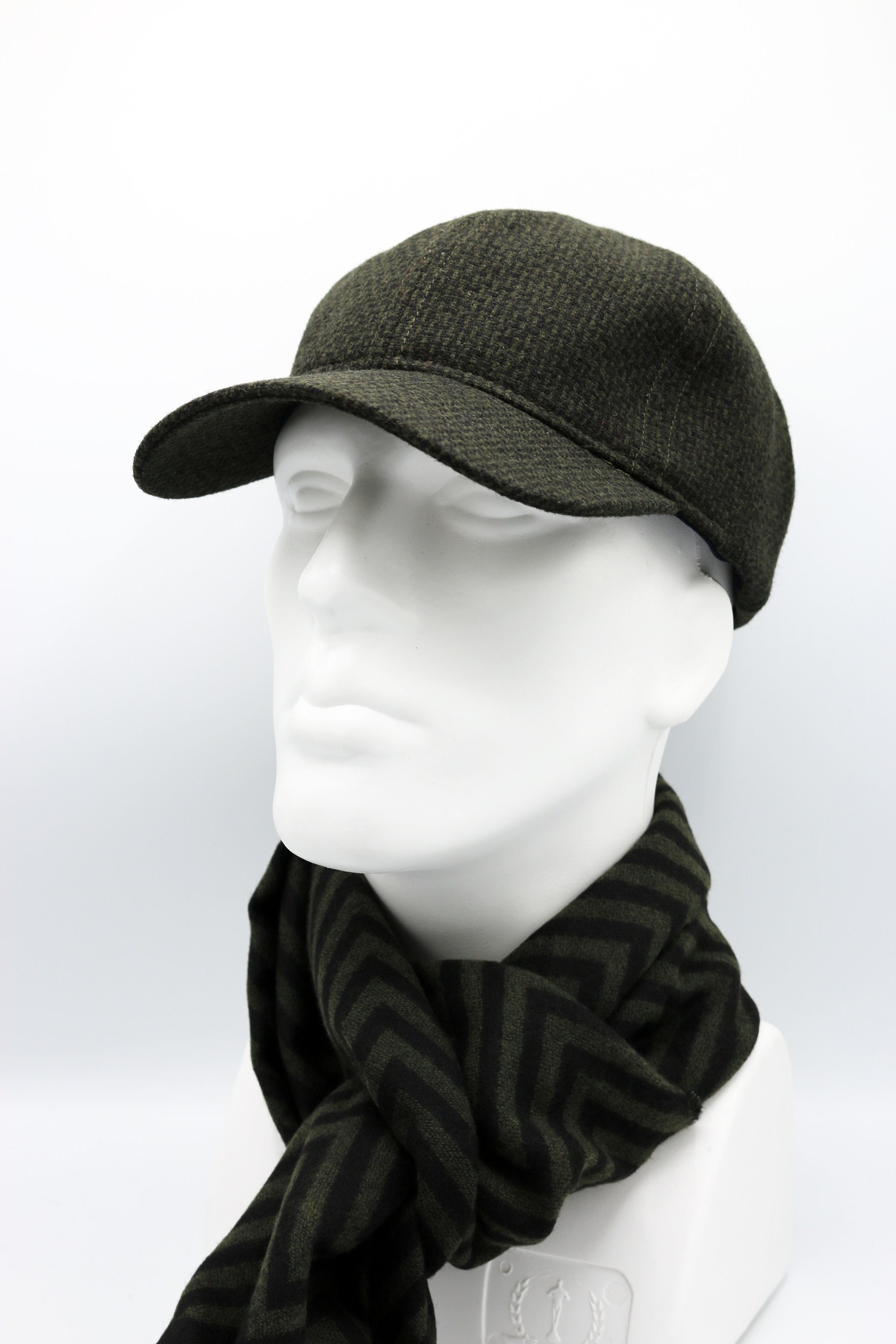 Forest Green Wool Baseball Hat Wool Baseball Cap Winter Hat - Etsy