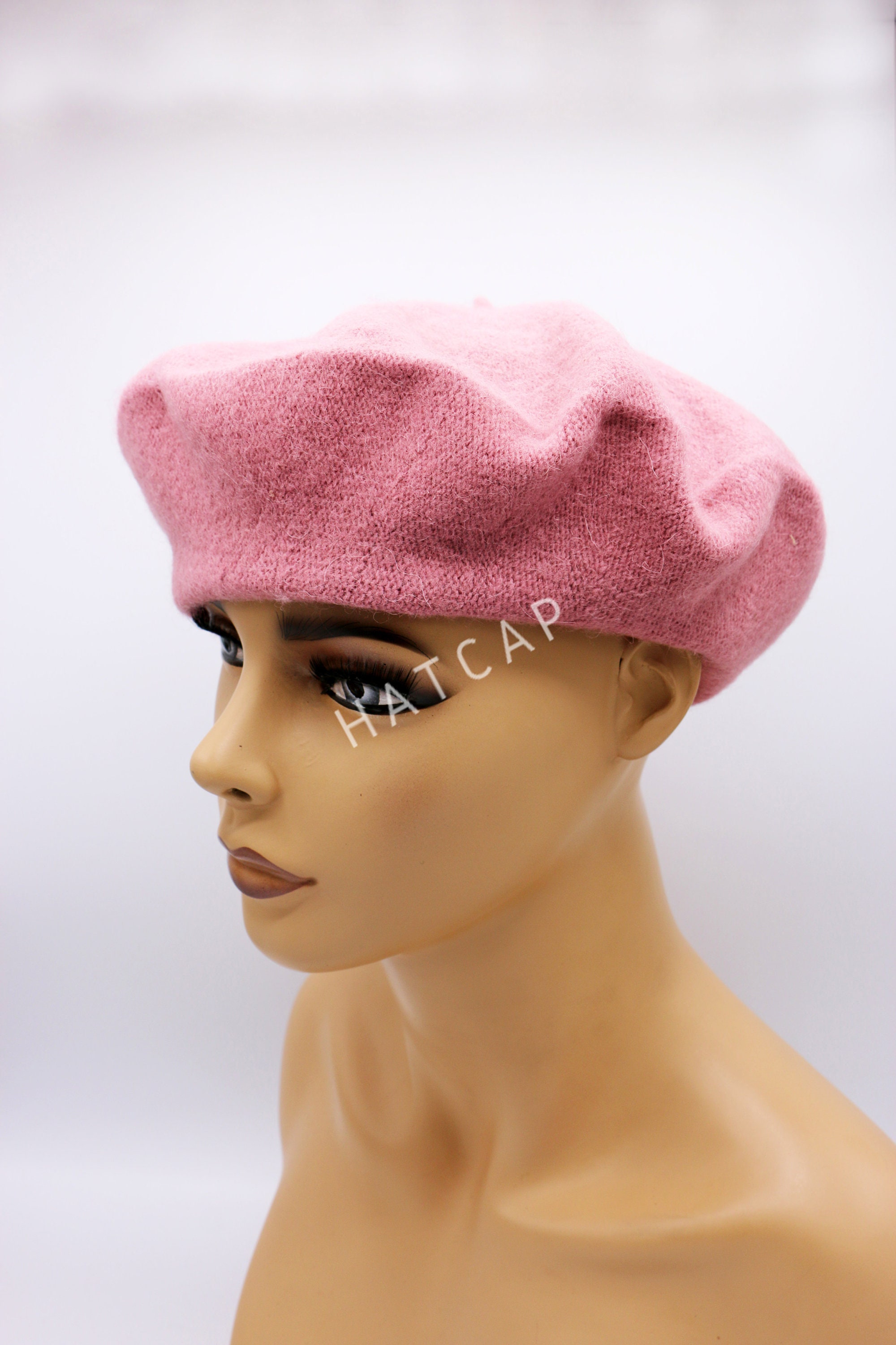 Pink French Beret Painters Hat Women Felt Beret Women - Etsy