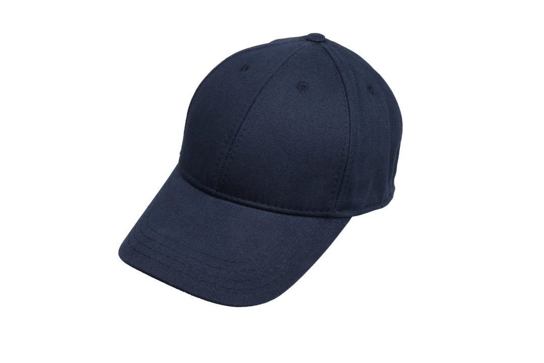 Dark Blue Baseball Cap, Cotton Baseball Hat, Men Summer Hat, Adjustable ...