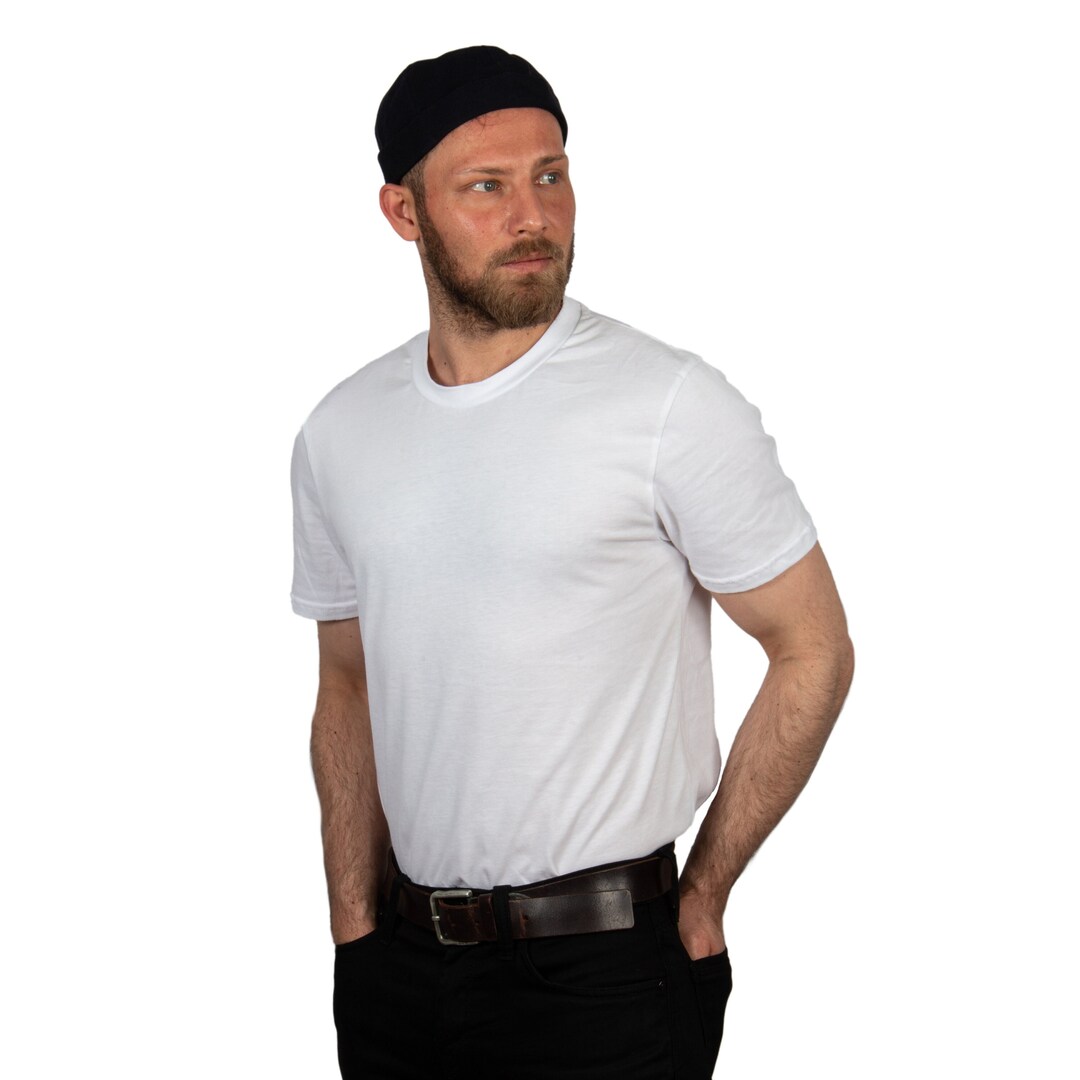 Dark Blue Cotton Docker Hat, Summer Man Beanie Cap, Sailor Military ...