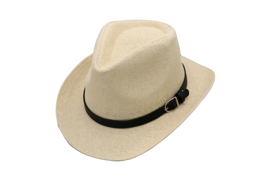 Beige Summer Cowboy Cowgirl Hat, Boho Cowboy Hat , Fedora Hats, Western ...
