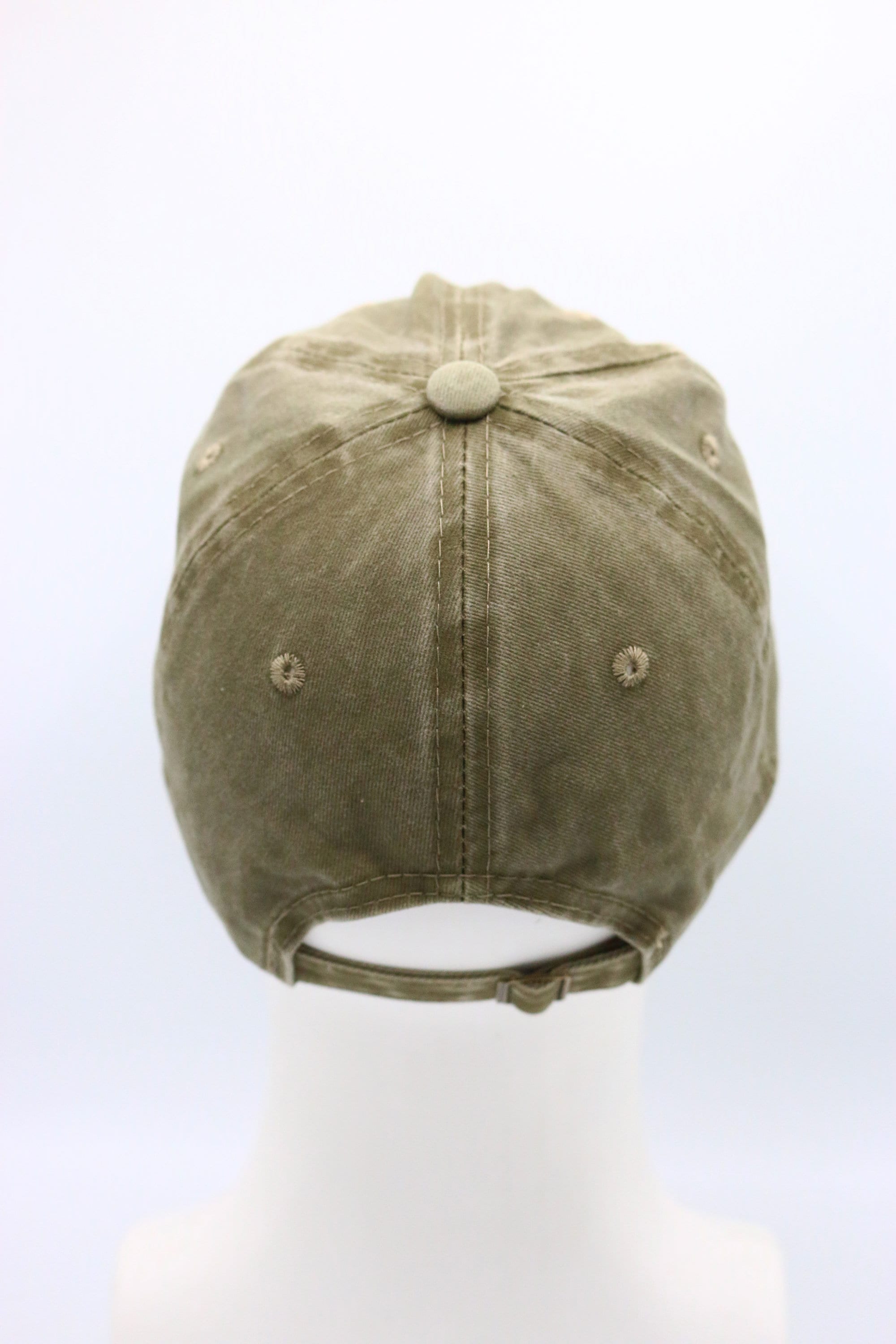 Green Cotton Baseball Cap, Baseball Hat, Pigment Dyed Cap, Men Summer ...