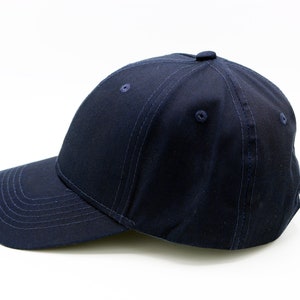 Dark Blue Baseball Cap, Baseball Hat, Men Summer Hat, Adjustable ...