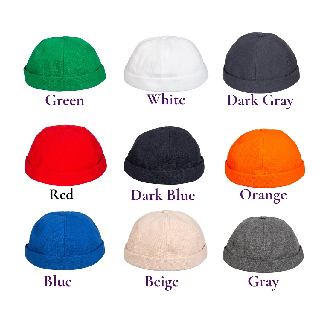 Cotton Docker Hat, Hatsquare Summer Man Beanie Cap, Sailor Military ...
