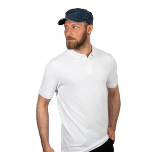 Navy Summer Pigment Dyed Cotton Military Cap, Army Style Hat, Castro ...