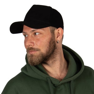 Dark Gray Cotton Fabric Baseball Cap, 5 Panel Baseball Hat, Hatsquare ...