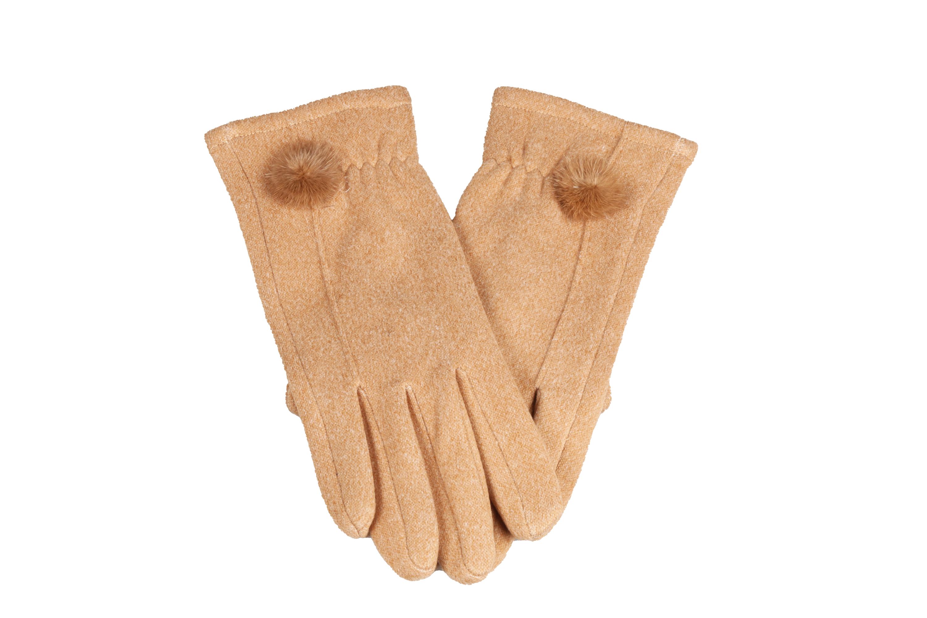 Colorful Fleece Gloves , Touchscreen Women Winter Gloves, Female One ...