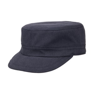 Dark Blue Summer Cotton Military Cap, Light Army Style Hat, Hatsquare ...