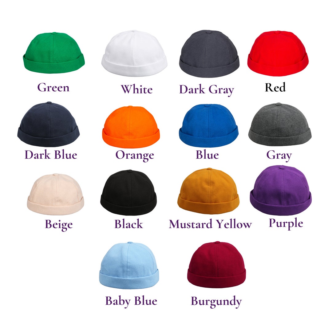 Cotton Docker Hat, Hatsquare Summer Man Beanie Cap, Sailor Military ...