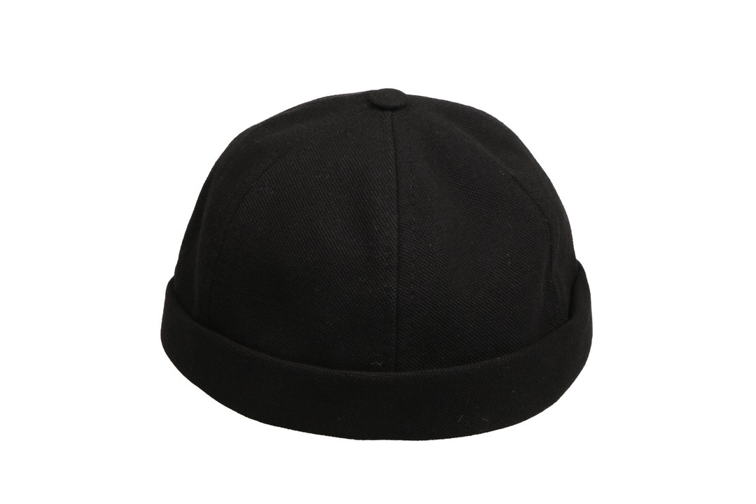 Black Cotton Docker Hat, Summer Man Beanie Cap, Hatsquare Sailor ...
