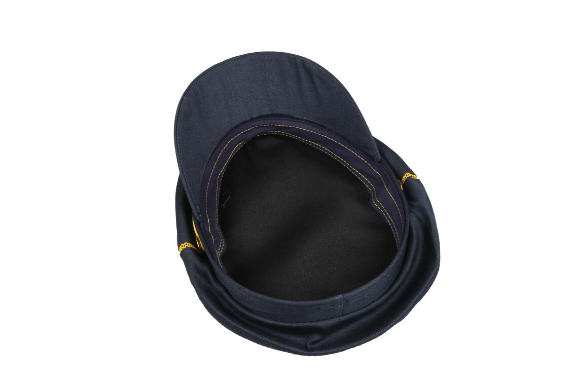 Navy Skipper Sailor Captain Hat, Unisex Anchor Embroidered Boating Cap ...