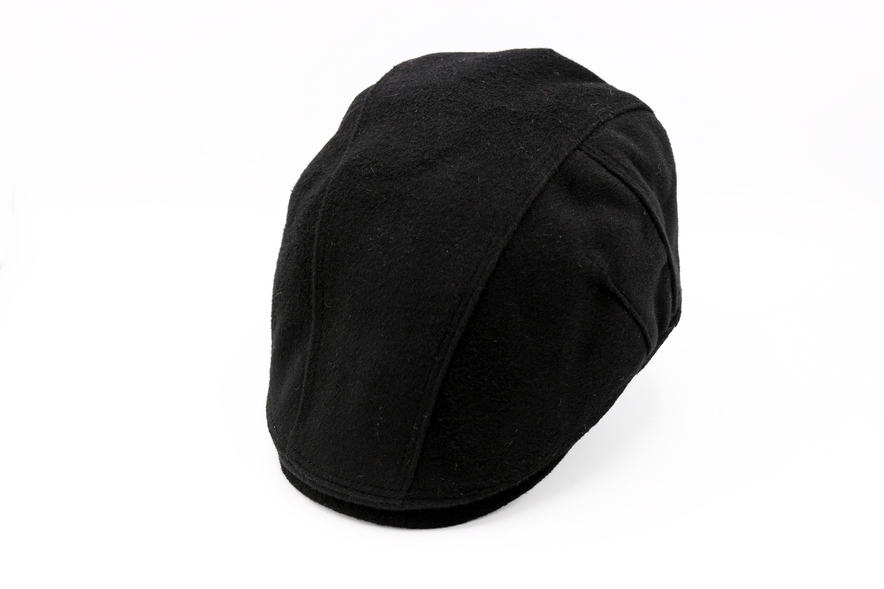 Black Wool Flat Cap, Peaky Blinders Hat, Baker Boy Hat, Irish Flat Cap ...
