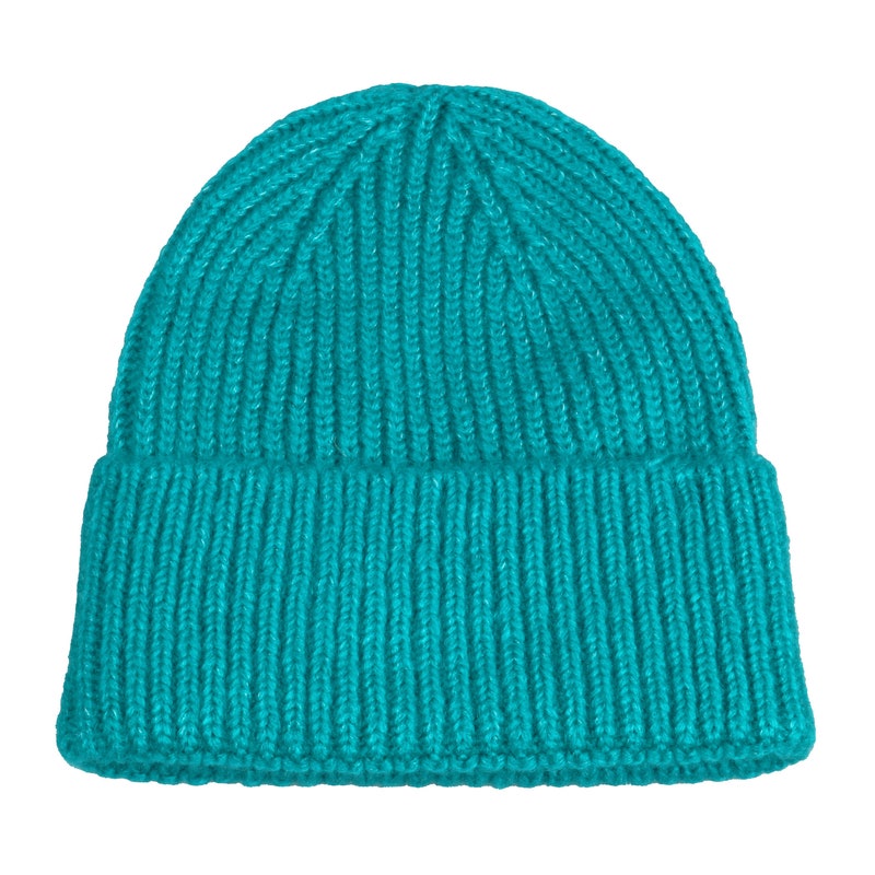 Teal Knit Beanie - Etsy