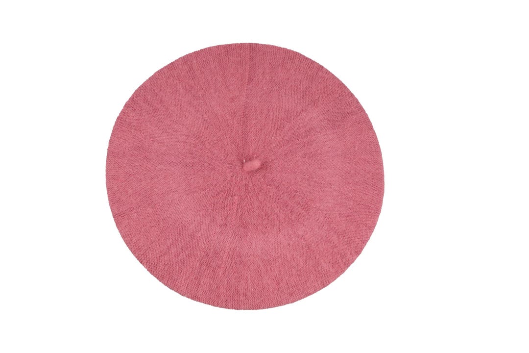 Pink French Beret , Painters Hat, Women Felt Beret, Women Winter Hat ...