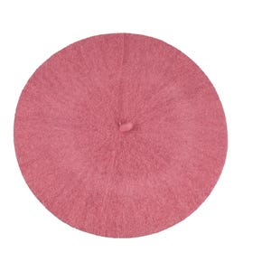Pink French Beret , Painters Hat, Women Felt Beret, Women Winter Hat ...