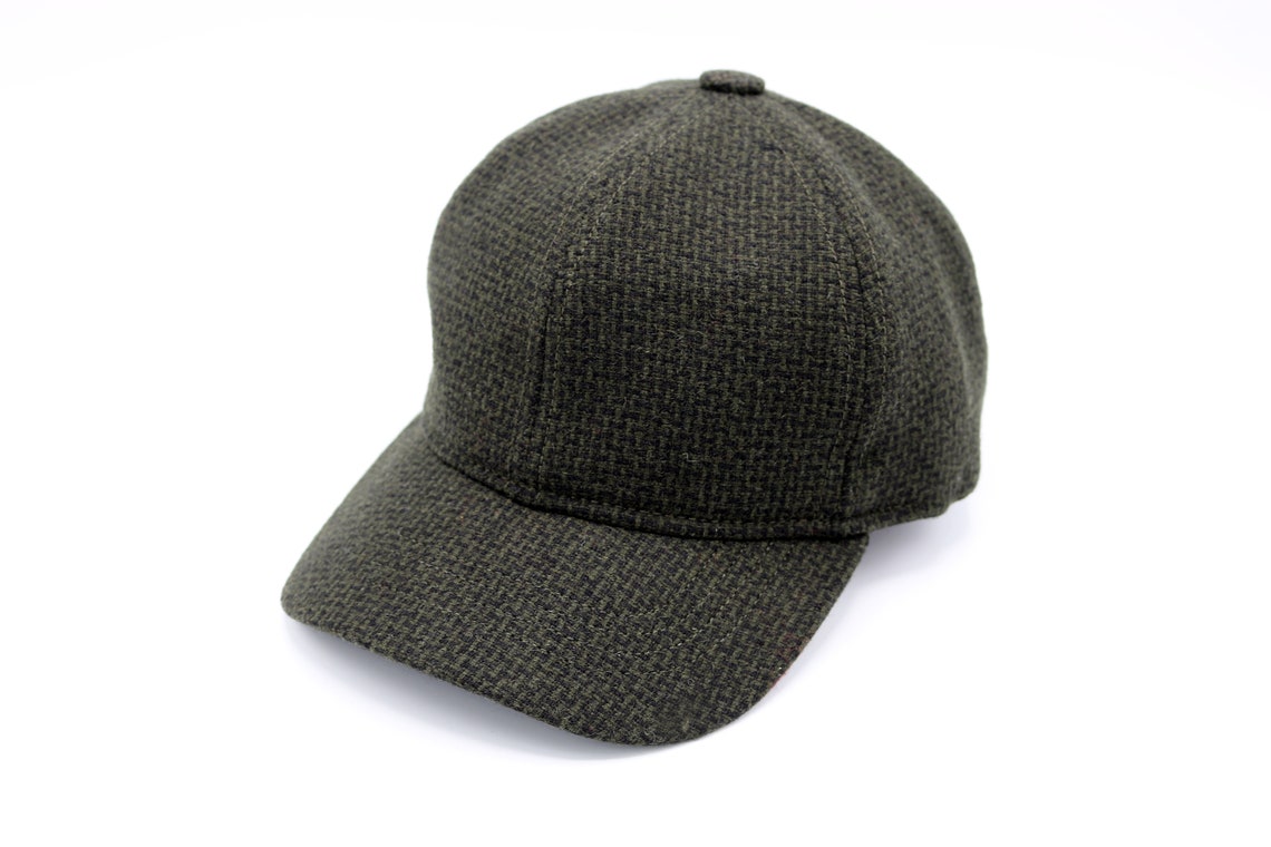 Forest Green Wool Baseball Hat Wool Baseball Cap Winter Hat | Etsy