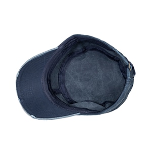 Navy Summer Pigment Dyed Cotton Military Cap, Army Style Hat, Castro ...