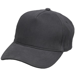 Dark Gray Cotton Fabric Baseball Cap, 5 Panel Baseball Hat, Hatsquare ...