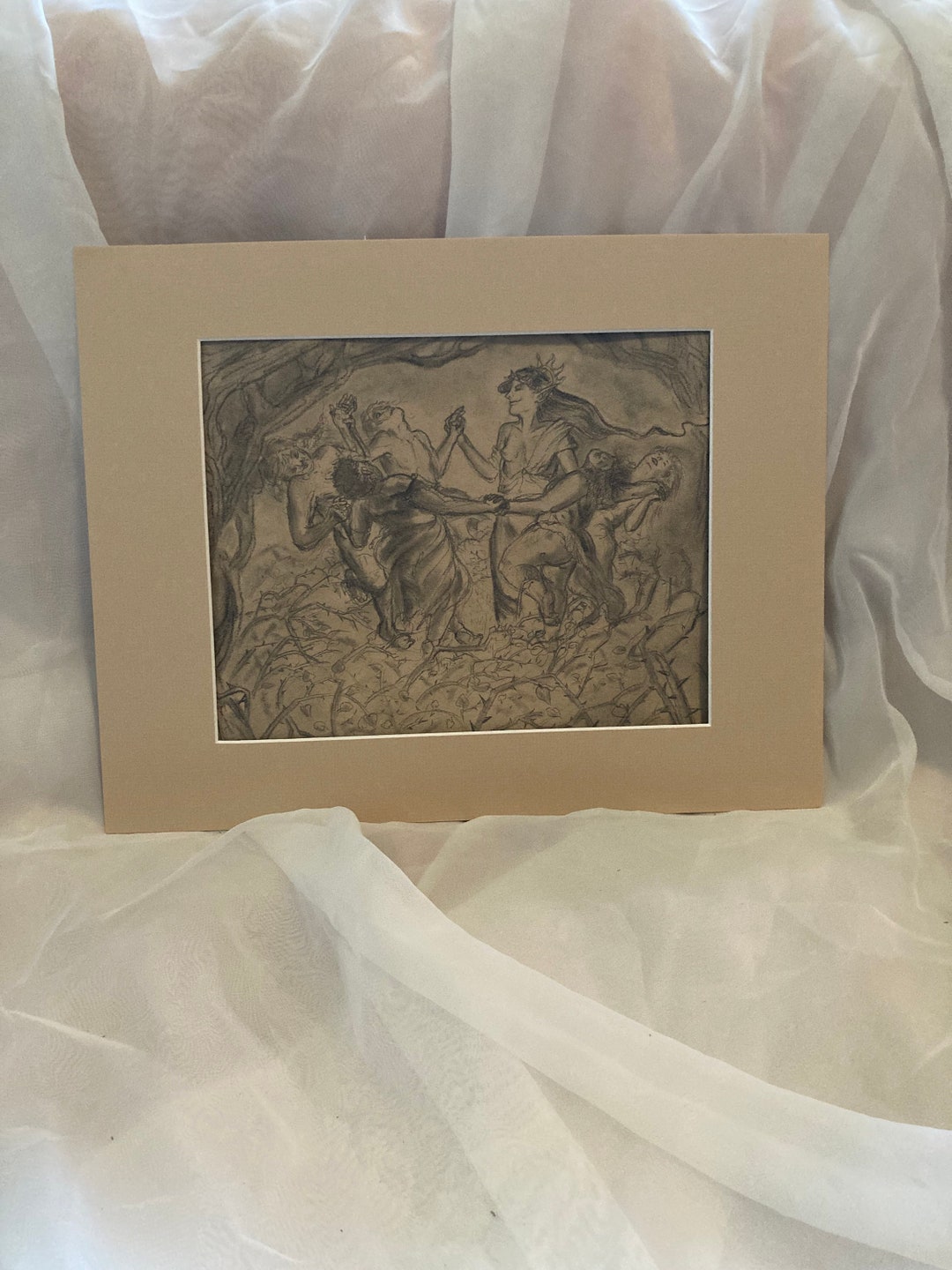 Greenbrier Queen- Original Pencil Art, Graphite Drawing With Mat Frame ...