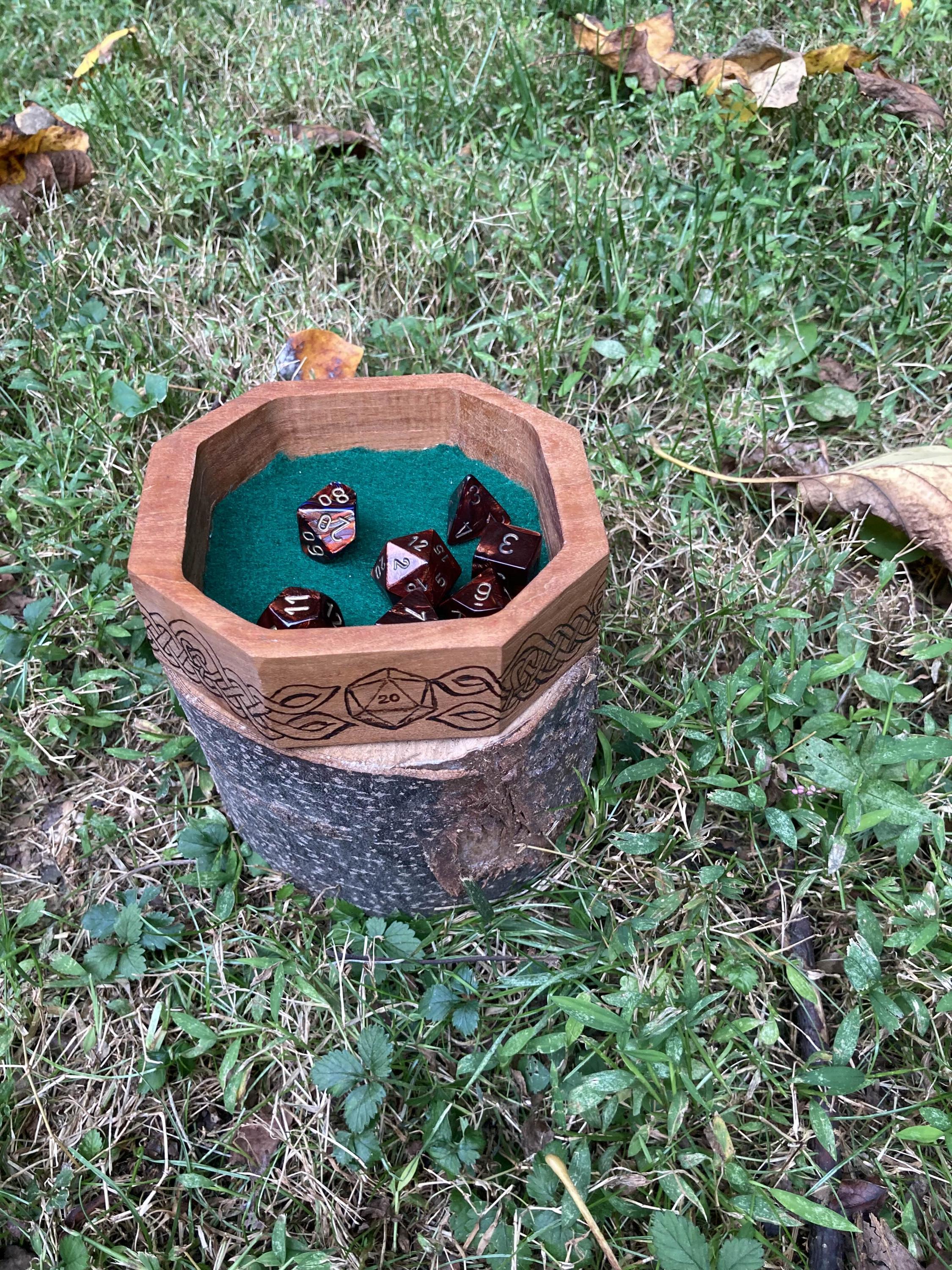 Celtic Knot Mini Dice Rolling Tray for D&D, Board Games, MTG and Ttrpgs ...