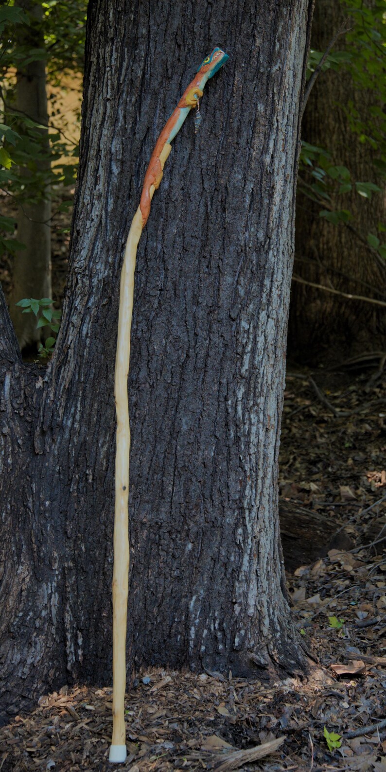Eastern Chinese Dragon Walking Stick, Carving, Artistic (yellow Tulip ...