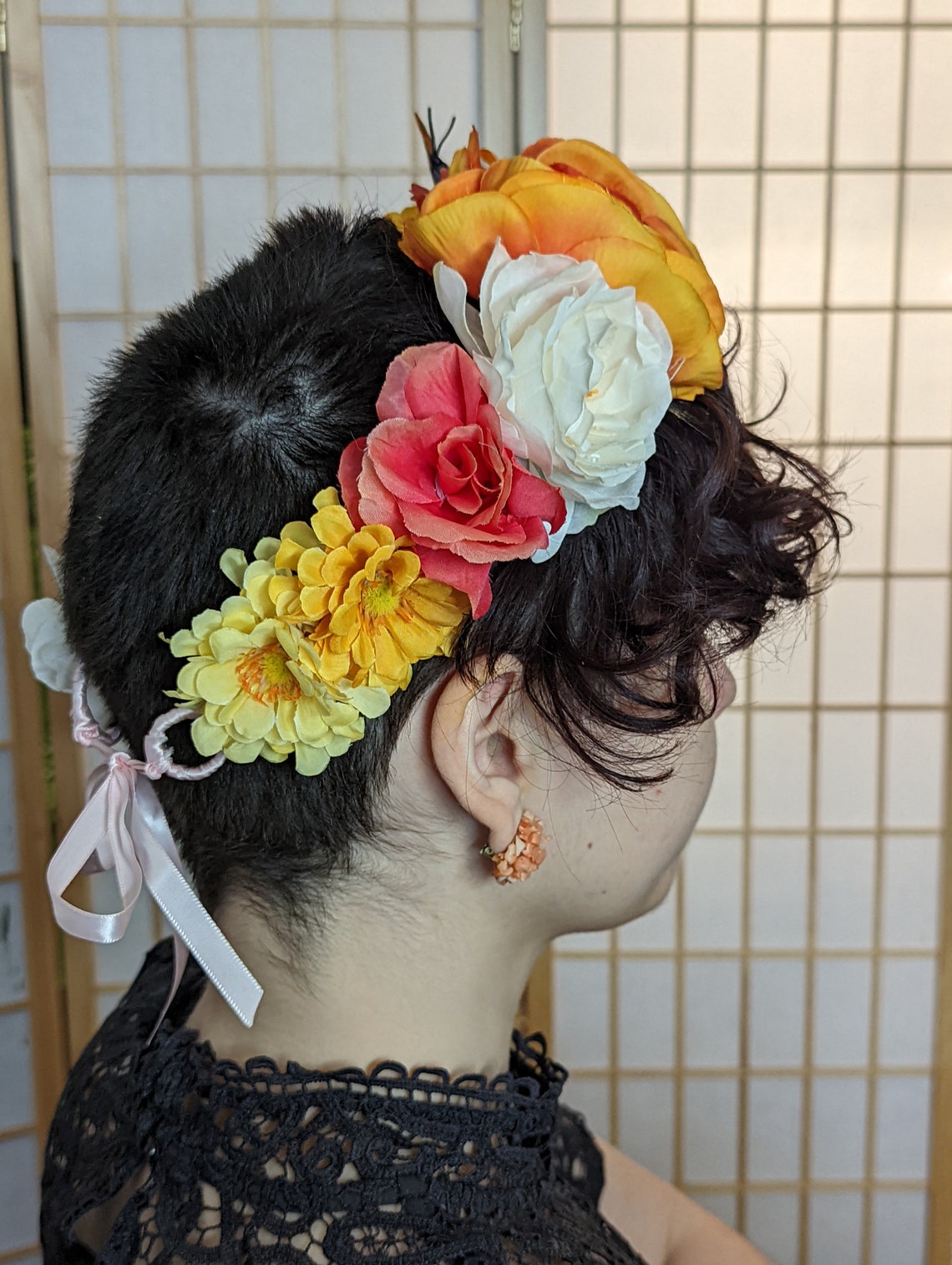 Flutterby - Flower Crown, Butterfly Fairy Circlet, Artificial Flower ...