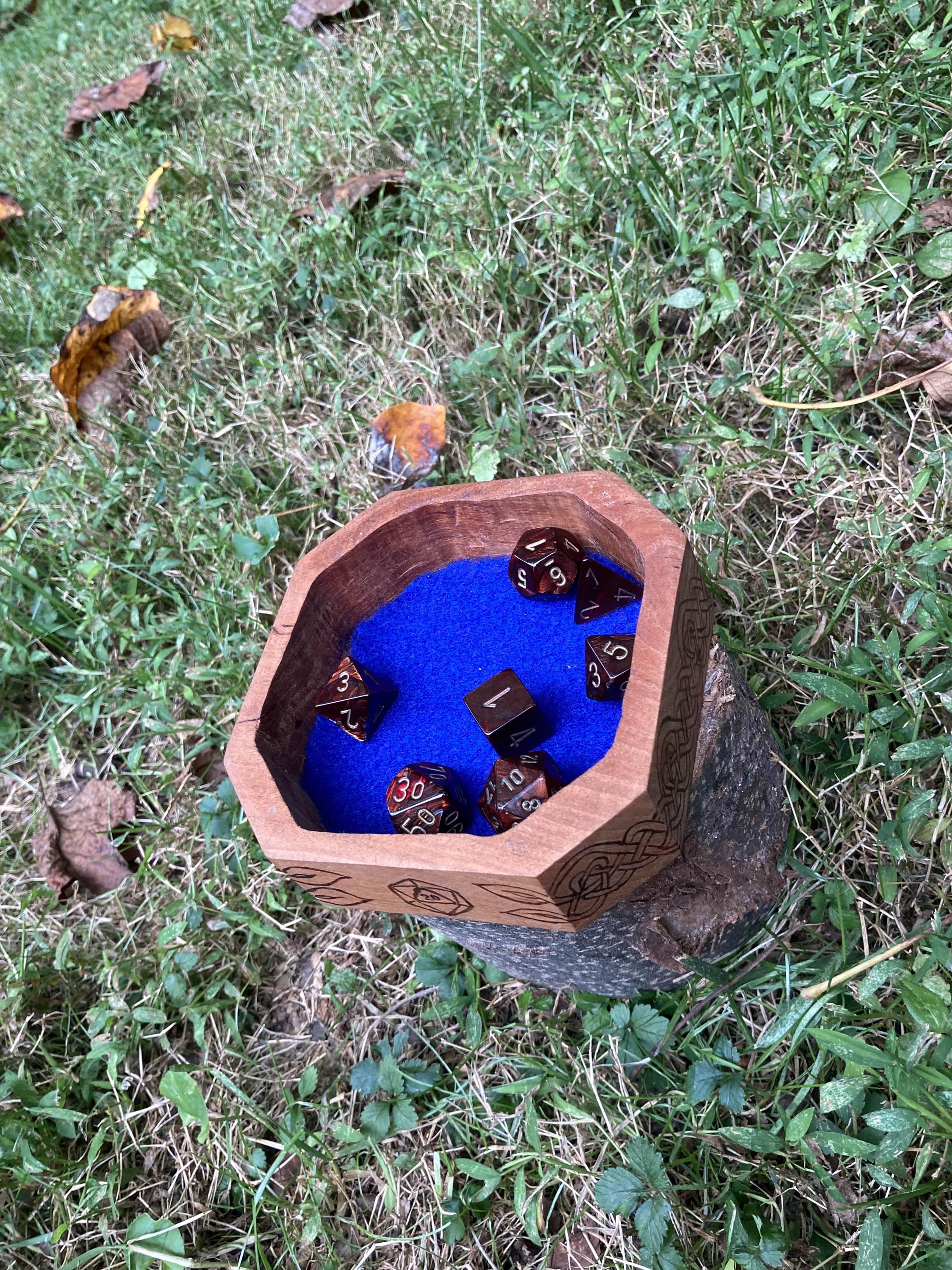 Celtic Knot Mini Dice Rolling Tray for D&D, Board Games, MTG and Ttrpgs ...