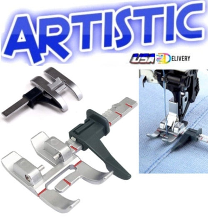 Adjustable Guide Ruler Foot for Pfaff Sewing Machine With IDT System ...